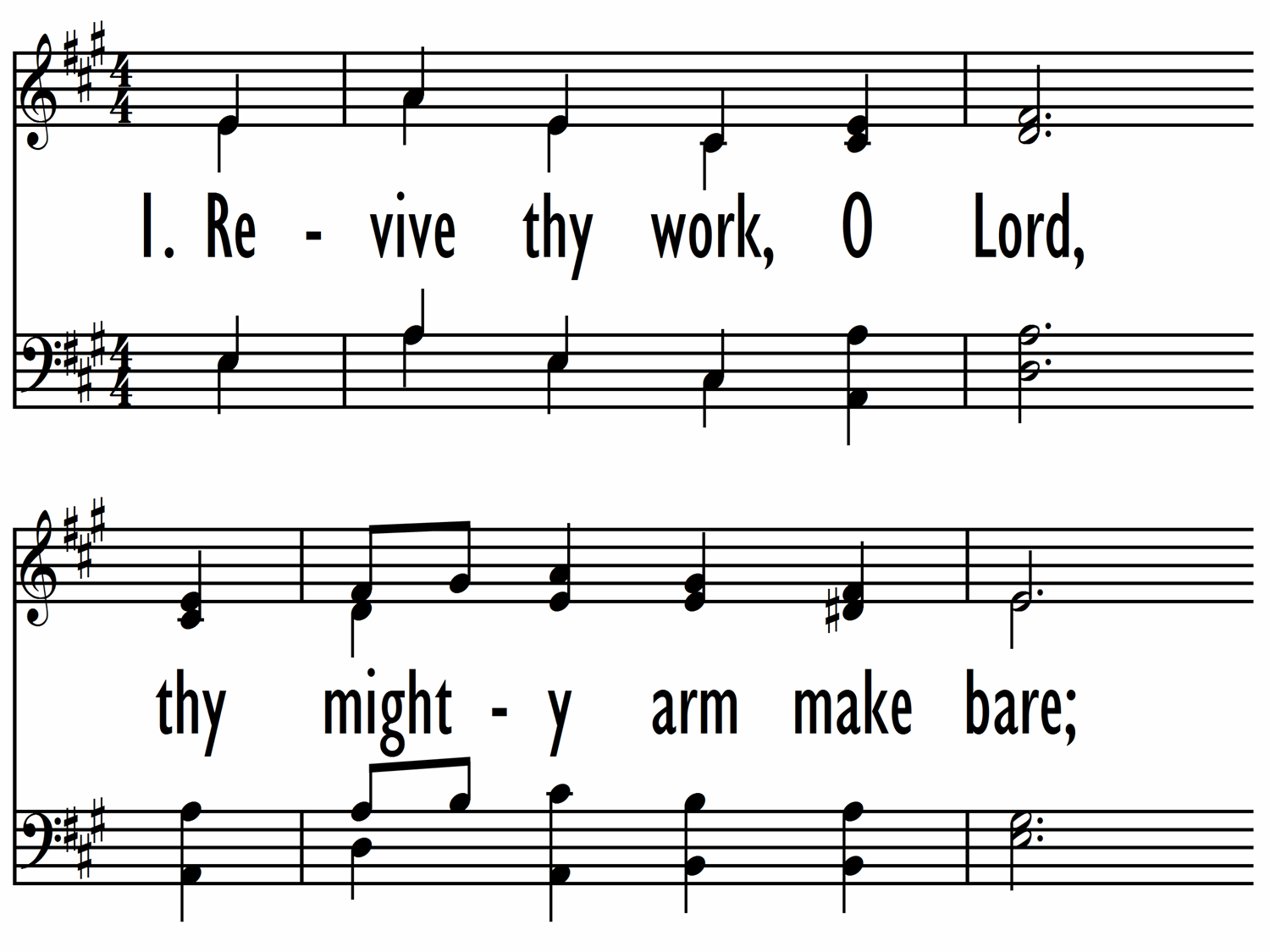 Revive Thy Work, O Lord | Hymnary.org